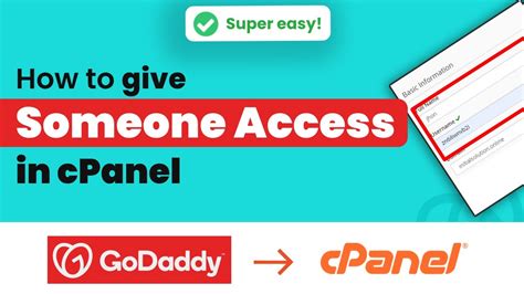 How To Give Someone Access To Cpanel Godaddy 2024 Initial Solution
