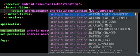 where is the all android broadcast intent list stack overflow