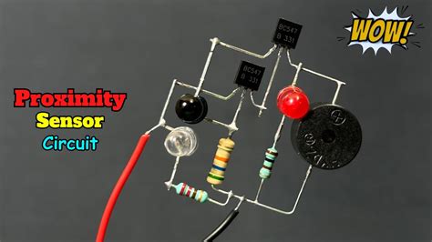 proximity sensor circuit simple electronic project youtube