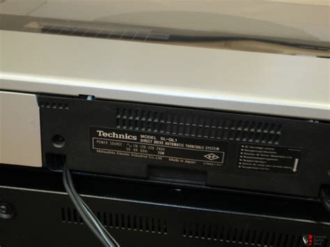 Technics Sl Ql1 Direct Drive Turntable Photo 4009786 Uk Audio Mart