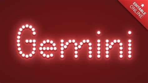 Gemini Text Effect Generator