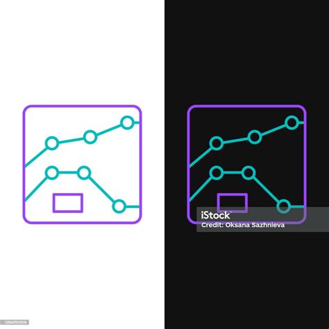 선 그래프 일정 차트 다이어그램 인포그래픽 흰색 및 검은색 배경에 격리된 원형 그래프 아이콘 다채로운 개요 개념 벡터 개념에 대한 스톡 벡터 아트 및 기타 이미지 Istock