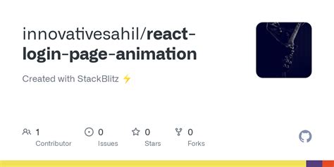 Github Innovativesahil React Login Page Animation Created With