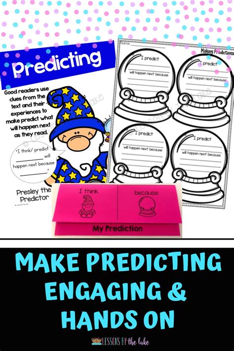 Reading Comprehension Predicting Predicting Activities Making Predictions Lessons Activities