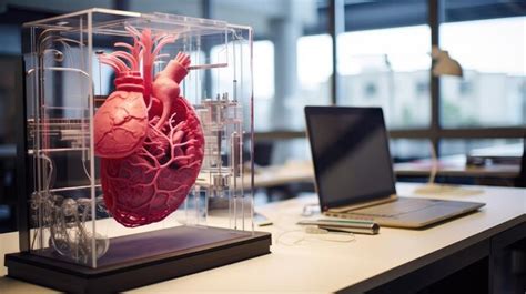 기능적인 장기의 3d 바이오 프린팅 프리미엄 사진