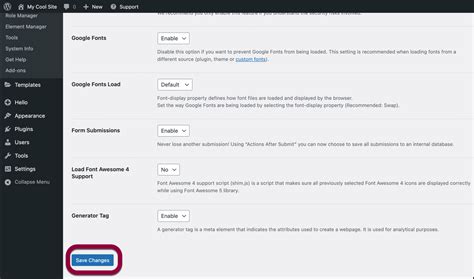 Troubleshooting Fonts Not Appearing On Frontend Elementor