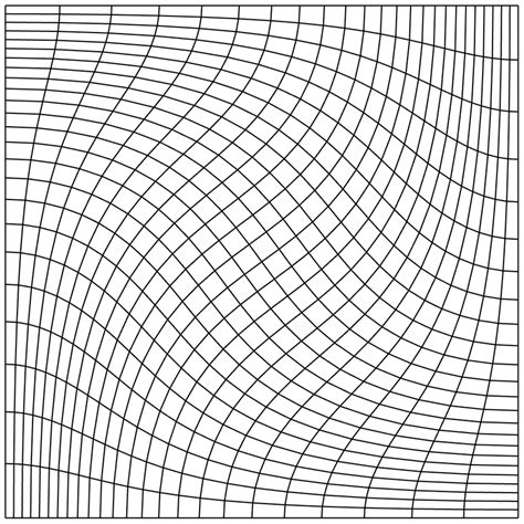 A Depiction Of A Third Order Mesh Generated By Distorting An Orthogonal Download Scientific