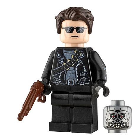 The Terminator Lego T13 Lego Man In Black Lego Minifigure Icon