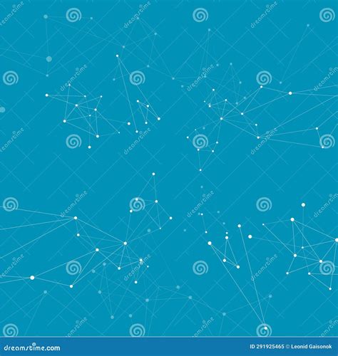 Abstract Connection Structure Vector Science Background Stock Vector