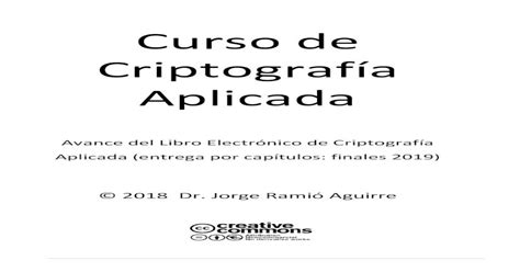 Curso De Criptografía Aplicada Reynaldo Sisdisparatranscribir2