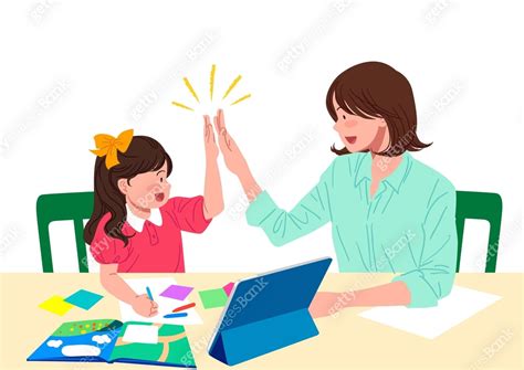 교육 주제 Pc 디지털태블릿 개인용컴퓨터 어린이 나이 홈스쿨링 교육 부모 엄마 이미지 Jv12683877 일러스트 무료 일러스트 게티이미지뱅크