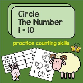 Circle The Correct Number Color Count And Circle The Correct Number
