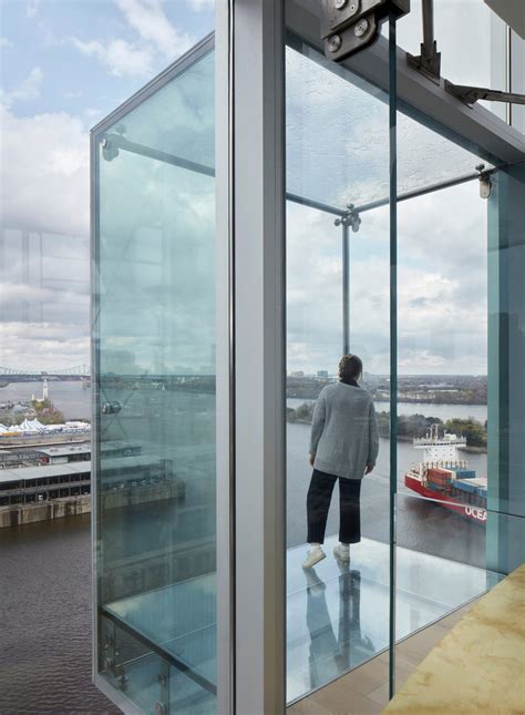 Provencher Roy Designs Tower With Cantilever For Montreal Quay Restoration