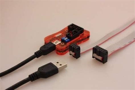 Usb Isp Programmer With 6 10 Pol Adapter For Atmel Avr Stk500