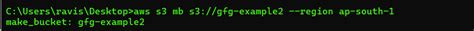 Create Aws S3 Bucket Using Cli Geeksforgeeks