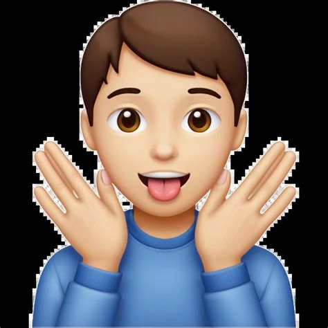Tongue Out Rubbing Hands Together Emoji Ai Emoji Generator