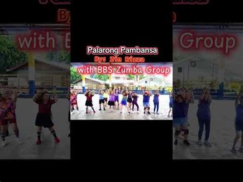 Palarong Pambansa Zumba Dance Fitness Zin Rizza Youtube