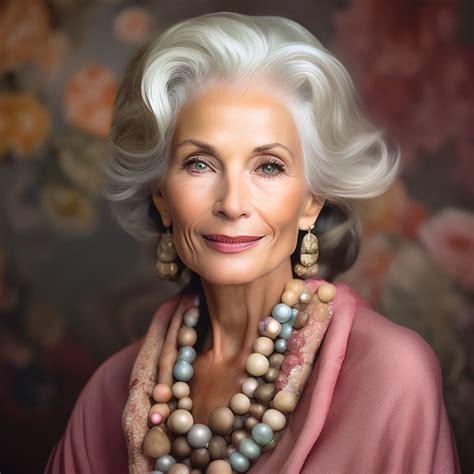 A Beautiful Woman Of 80 Years Old — Image Created In Shedevrum