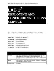 MLO Lab Worksheet MOAC Installing And Configuring Windows Server Lab