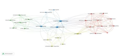 Network Visualization Of Author Co Authorship Network Download