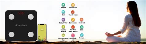 Buy Activex Savvy Smart Bluetooth Digital Bathroom Body Weight Body Fat