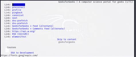 Elinks Linux Command Geeksforgeeks