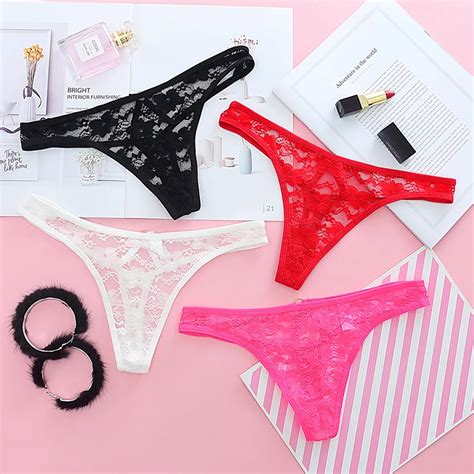 Tanga Para Mujer Ropa Interior Sexy Tangas Transparentes Bragas