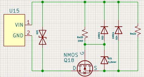 How To Calculate The Gate Voltage And Vgs In This N Channel MOSFET Reverse Polarity Protection