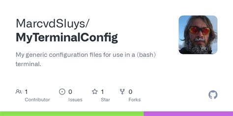 Github Marcvdsluys Myterminalconfig My Generic Configuration Files For Use In A Bash Terminal