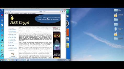 Aes Crypt File Encryption For Windows Mac Android Youtube