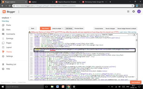 Cara Mengubah Warna Navbar Pada Header Blogger Terbaru 2019 Diazocta