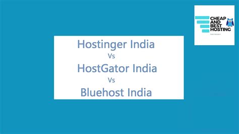 Hostinger Vs Hostgator Vs Bluehost India Whos Better 2021