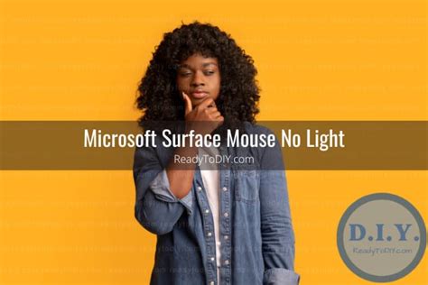 Microsoft Surface Mouse Not Working Ready To DIY