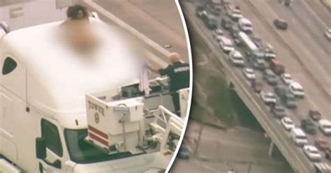 Naked Woman Stops Traffic For Two Hours By Twerking On Top Of Motorway My XXX Hot Girl