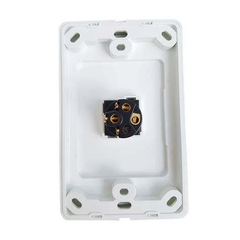 Single Vertical Light Switch Nz Standards Green Led