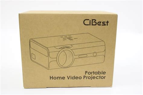 CiBest Portable Home Video Projector Property Room