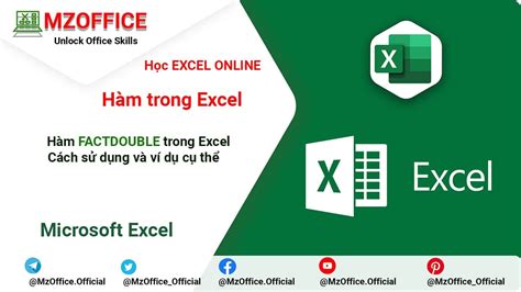 Hàm Factdouble Trong Excel Cách Sử Dụng Và Ví Dụ Chi Tiết Mzoffice