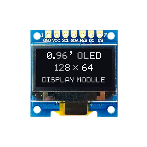 OLED Display Module SPI SSD Pin Arduino