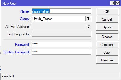 Mikrotik Manage Users Mengatur User Mikrotik Sysadmin Blog