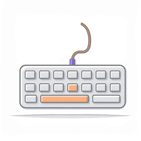 keyboard icon premium ai generated vector