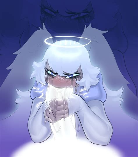 Rule 34 Angel Angel Wings Athletic Female Big Penis Blowjob Blowjob Face Blush Breasts Breasts