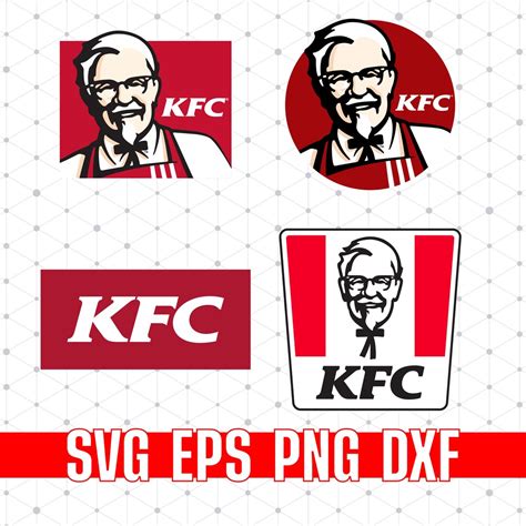 Kfc Logo Svg Png Dxf Eps Digital Download Cricut File Etsy
