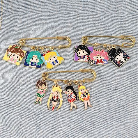 Sailor Moon Sailor Chibi Charms Enamel Pin Distinct Pins