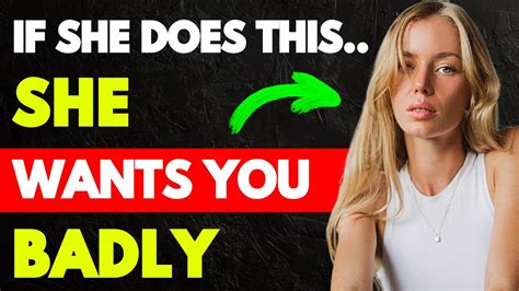 8 Clear Signs She Wants You Bad Youtube