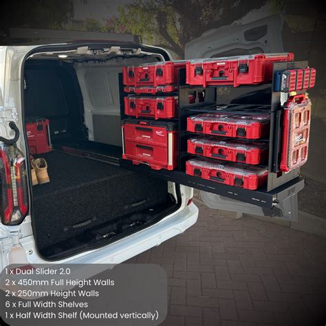 Van Packout Shelving For Tradies Modular Storage By 3dpro