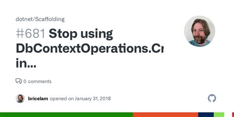 Stop Using Dbcontextoperationscreatecontext In