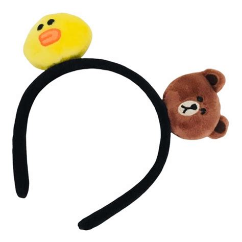 Cintillo Importado De Felpa Pollito Y Osito Cuotas Sin Interés