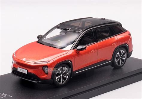 143 Scale Blue Orange Diecast 2022 Nio Es7 Suv Model Nb5t112