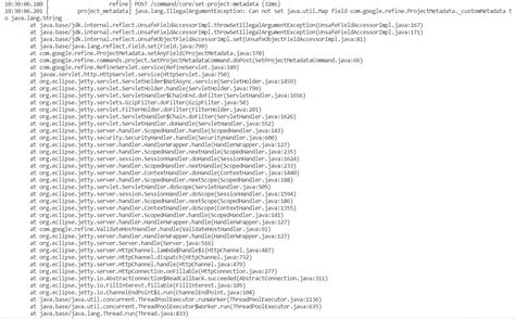 Error When Editing Custommetadata Field · Issue 5772 · Openrefineopenrefine · Github