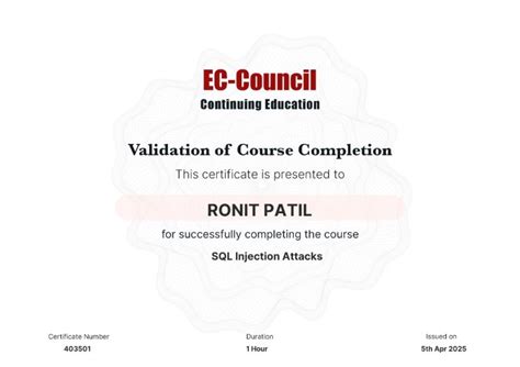 Cybersecurity Ecouncil Sqlinjection Websecurity
